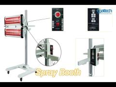 30kw electric car spray booth with airflow led lighting electric spray booth