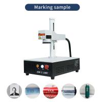China 20W Hans Laser Marking Machine Cabinet 0.1mm Minimum Line Width for sale
