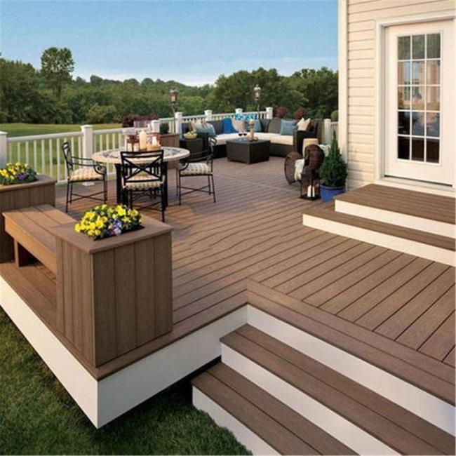 Garden Flooring Decoration WPC Wood Composite Decking Board