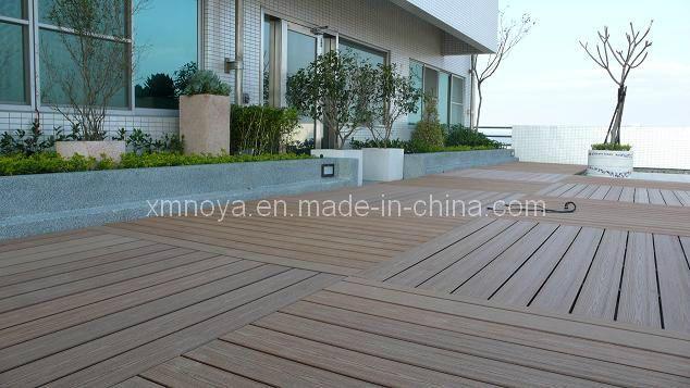 Best Wood Plastic Composite WPC Decking for Outdoor Flooring (Ny90*25)