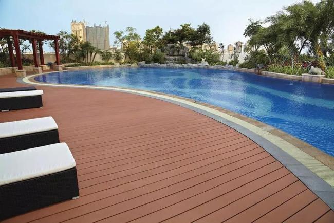 Outdoor Waterproof Wood Plastic Composite WPC Decking