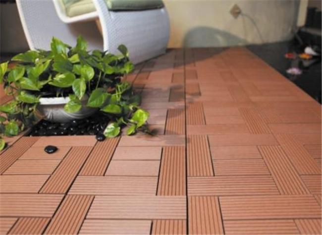 Synthetic WPC DIY Decking Flooing Tiles for Outdoor Floor Decorative