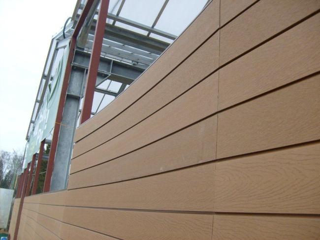 Waterproof Outdoor Wood Plastic Composite WPC Decking Fence (NY75*25)