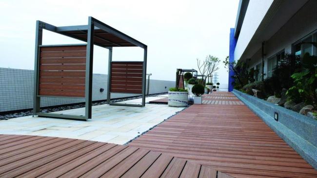 WPC (wood plastic composite) Decking for Outdoor Garden Flooring, Fence