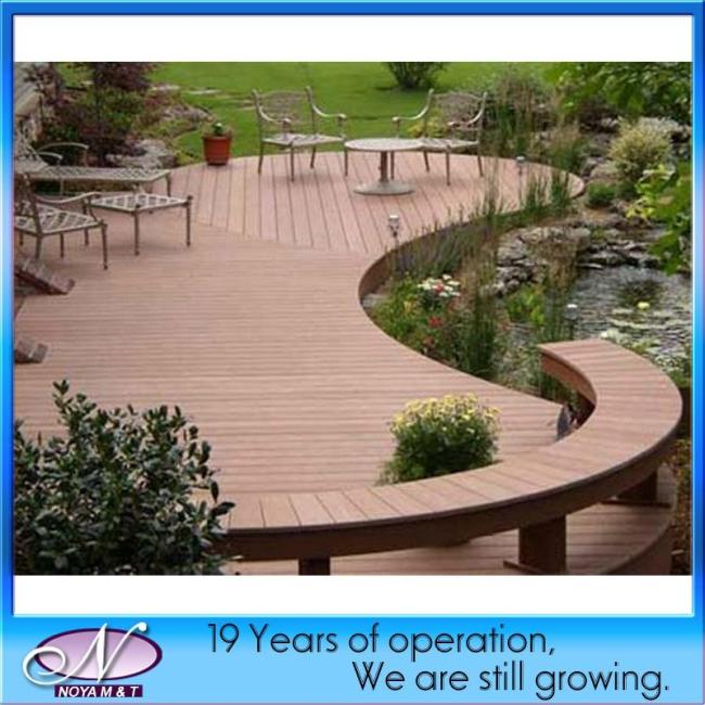 Fire-Resistant Waterproof Environment Outdoor WPC Wood Plastic Composit Decking Flooring/Decking/Panel/Board