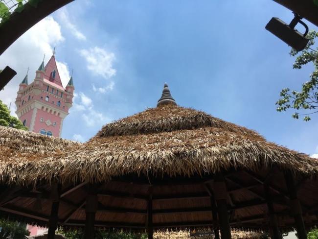 Thatched Huts/Thatched House/Thatched Cottages, Artificial Synthetic Roofing Thatch