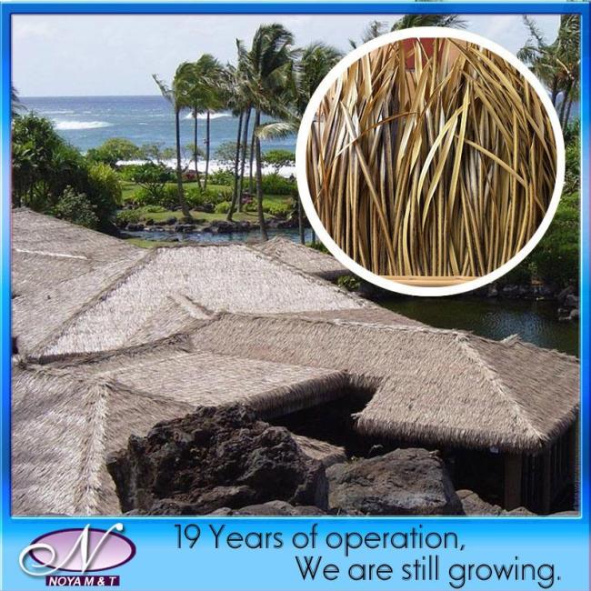 SGS Cheap Plastic Waterproof Fireproof Artificial Synthetic Fake Thatch Roof