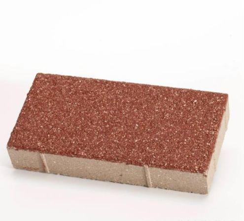 Red / Yellow Water Permeable Brick / Pervious Paving for Driveway, Walkway