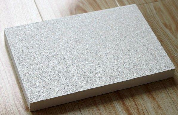 Quality Acoustic Mineral Fiber Wool Drop Ceiling Tile Panels with Strip Lines Surface for sale