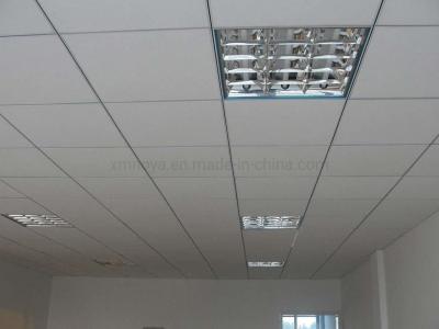 China Weiße akustische Schallabsorptions-Gipsplatte für die Anpassung an die Decke zu verkaufen