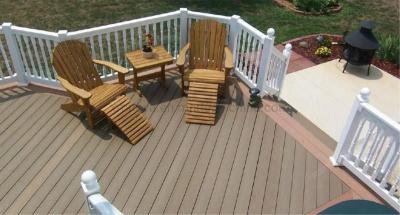 China Eco Friendly WPC Boards for Outdoor Spaces Wooden Plastic Composite Flooring/Decking for sale