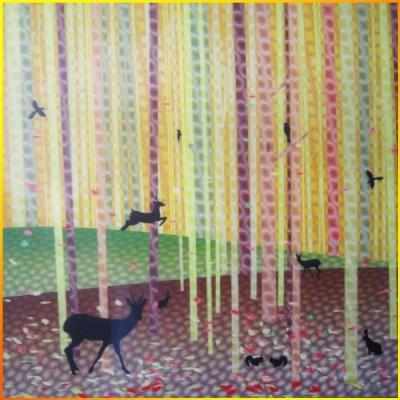 China FD108 500mmx500mm Waterproof PVC Plastic 3D Panel for Decorative Wall / Ceiling Decor for sale