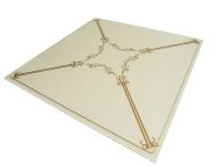 China No Frame Plastic Composite 3D Panel for Ceiling/Wall Decorative Size 500mm*500mm for sale