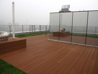중국 150*25mm Ash Wood Plastic Composite WPC Decking Superior for Garden/Exterior Flooring 목재 플라스틱 합성 WPC 데킹 우월성 정원 / 외부 바닥 판매용