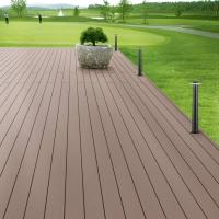 China Engineered Wood Grain WPC Decking Customized for Outdoor Applications for sale