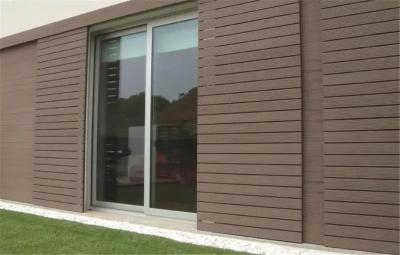 China Wood Grain Surface Finish Waterproof WPC Decking Panel for External Wall Long-lasting for sale