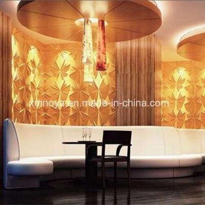 China Customized 500mmx500mm Fireproof 3D PVC Panel for Enterprise Image Wall Background for sale