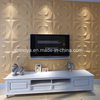 China Acoustic Sound Fireproof 3D PVC Panel for TV Setting Wall Customized 500mmx500mm for sale