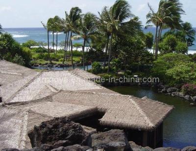 China Artificial Fire-Retardant Synthetic Simulation Roofing Thatch for Roof Decoration Made for sale