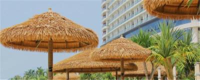 中国 庭/海辺バーのためのカスタマイズされたPVCストラッチ屋根タイル 設置と保守が簡単 販売のため