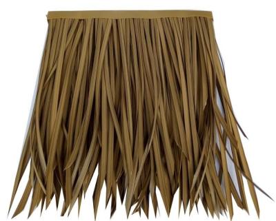 China Customized Grey Synthetic Thatch Roof Design for Garden/Seaside Bars and Customized for sale