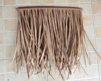 China Artificial Fireproof Synthetic Thatch Roof Tiles with Customized PVC Material Component for sale