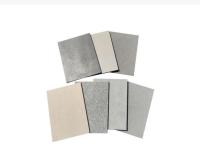 China Gray and Light Yellow Fibre Cement Panel for High Strength Wall Cladding or Ceiling Tile for sale