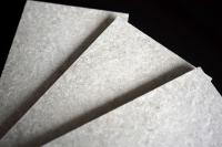 China Gray and Light Yellow Fibre Cement Panel for High Strength Wall Cladding or Ceiling Tile for sale