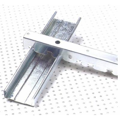 Cina Profili in acciaio galvanizzato a canale principale con altezza 25mm/29mm/32mm/40mm e design U-type in vendita