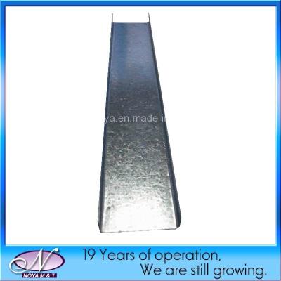 China Galvanized Sheet Steel Partition Wall Metal Profile Width 72mm Standard Length 3000mm for sale