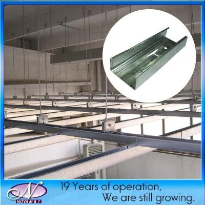 Cina 3000 mm lunghezza standard L-tipo profilato di parete secca galvanizzata metallo acciaio C canale di soffitto in vendita