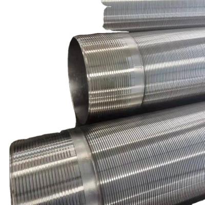Cina Acciaio inossidabile del filtro per pozzi dell'acqua del tubo dello schermo di cavo del cuneo di auto pulizia in vendita