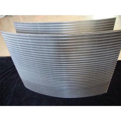 China Verpakte Wedge Wire Screen Zeeffilters buigen voor een wateropname Te koop