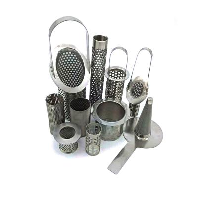 Cina Cavo su misura Mesh Filters Round Perforated Pipe di acciaio inossidabile in vendita