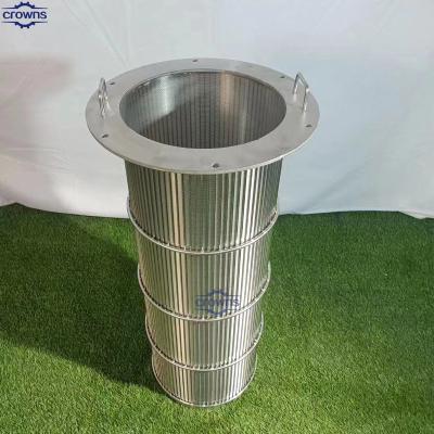 中国 Johnson stainless steel 304 316 316L wedge wire slot tubes filter Screen 販売のため
