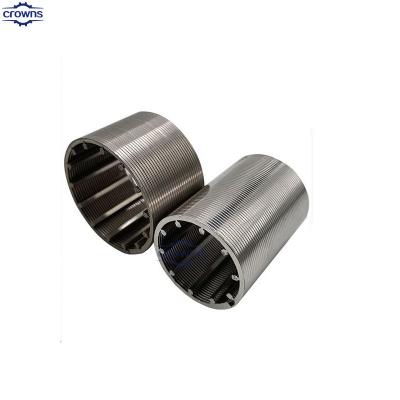 中国 Factory 316 Stainless Steel Wedge Wire Nozzle Johnsons Filtering Screen Custom Filter Strainer Wedge Wire Mesh Screen 販売のため