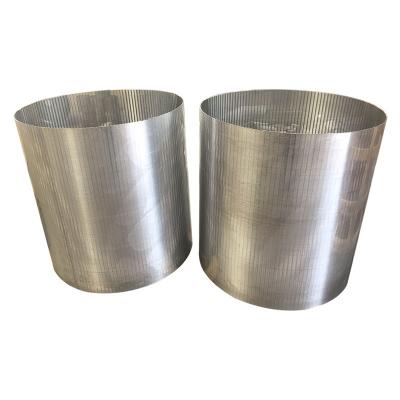 China Johnson Wedge Wire Rotary Drum Sieve Mesh Screen Tube Well Filter For Food Processing à venda