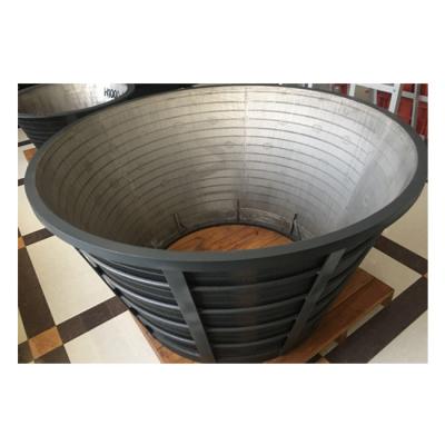 Cina High Quality Wedge Wire Screen Panels Basket For Centrifuge in vendita
