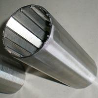 China High Quality V Wedge Wire Screen 200 Micron Johnson Strainer Screen Pipe for sale