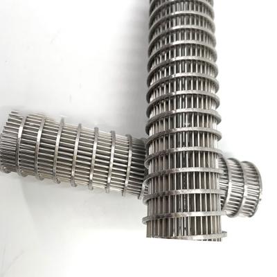 Cina Stainless Steel 304 316 Sieve Cylinder Johnson Welded Wedge Wire Screen Mesh in vendita