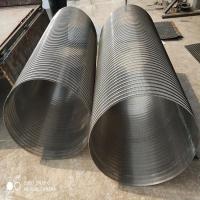 China Johnson Water Well Casing Screen Mesh Pipe Filter Wedge Wire Screen Strainer Filter Mesh Screen for sale
