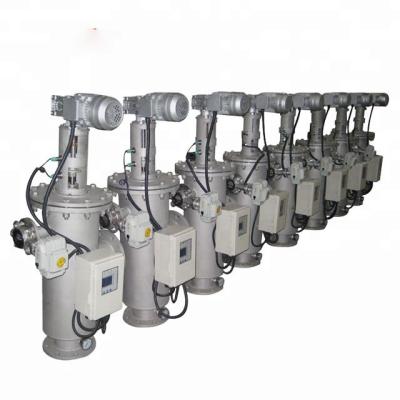 Cina vertical stainless steel automatic self cleaning filter/automatic self cleaning water filter/automatic cleaning filter in vendita
