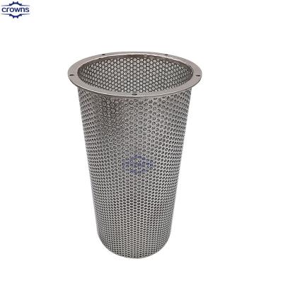 Cina High quality 316 Stainless Steel Wire Wound Tube Slotted Screen Wedge Mesh Filter Tube in vendita