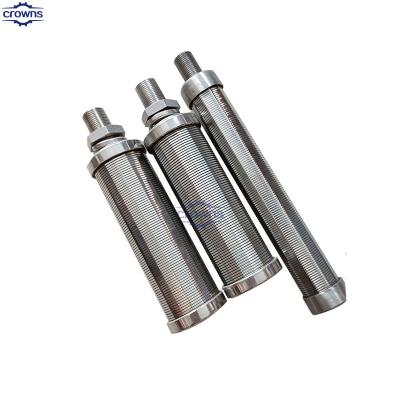 Cina Stainless steel wire wound screen wedge-shaped downhole oil sand control pipe Metal screen in vendita