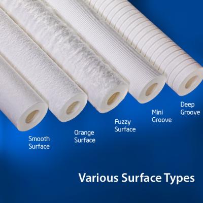 Cina Spun Filter PP Sediment 5 10 Micron Filter Cartridge Industrial Reverse Osmosis Water Filtration System in vendita