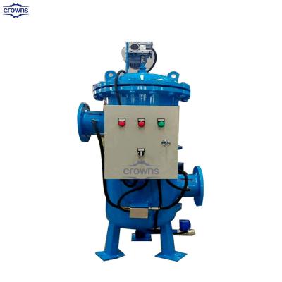 中国 8'' inlet automatic Suction self cleaning filter(150 micron mesh screen) to remove solid 販売のため