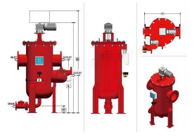Cina Reliable Automatic Self Cleaning Filter with Stainless Steel Mesh 0-120°C in vendita
