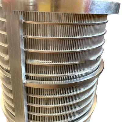 Cina Filtration Wedge Wire Screen with Slot Opening 0.02mm-15mm for Various Applications in vendita