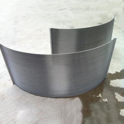 Cina V-shaped Profile Johnson Wedge Wire Screens with Aperture from 25 Micron to 350 Micron in vendita