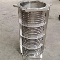 China Polished Wedge Wire Screen with Round Profile Packaging Pallet for sale